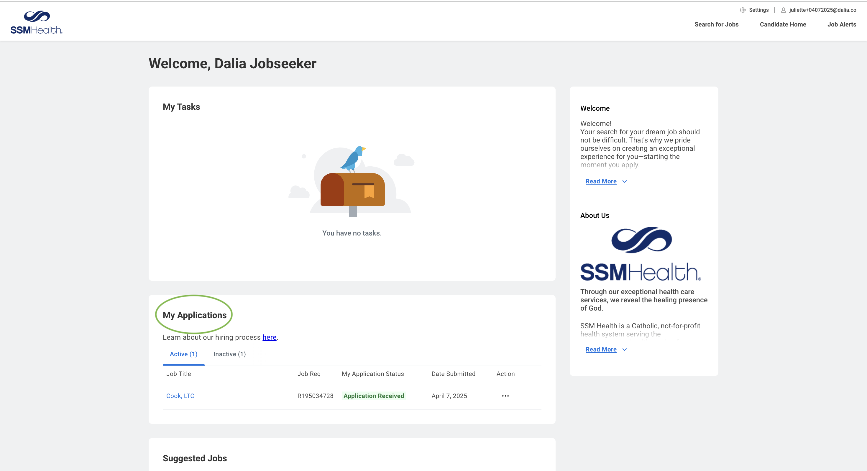 How to Check Your Application Status with SSM Health – Dalia