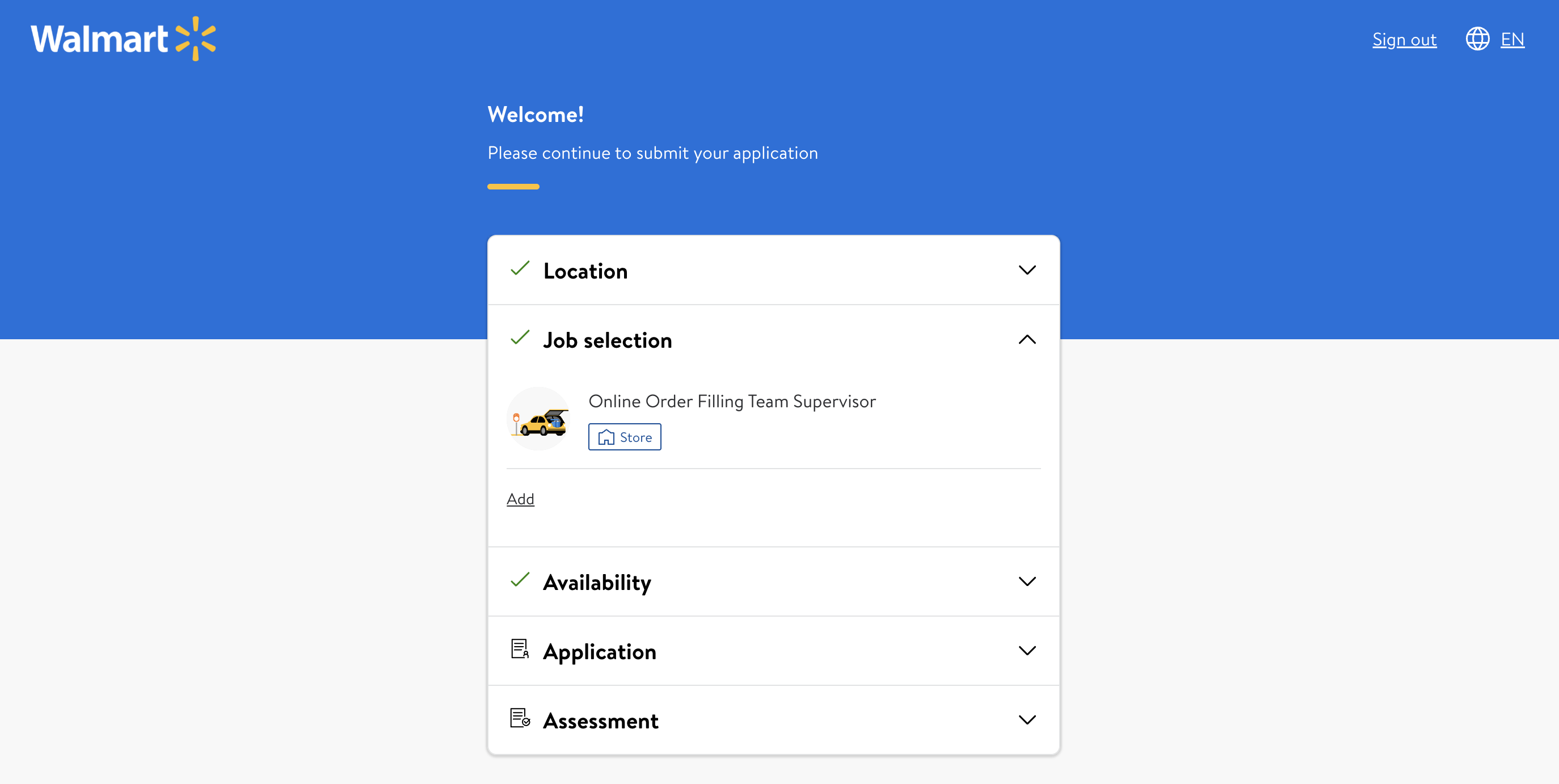 Walmart - Updating Your Job Search Preferences – Dalia